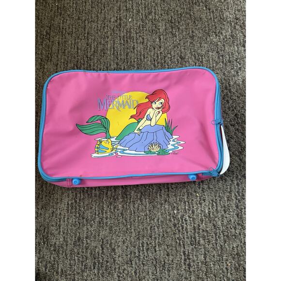 Disney | Bags | Vtg 9s Disney The Little Mermaid Childs Suitcase Travel ...